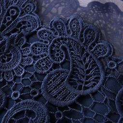 Dark Blue Lace Dress on Luulla