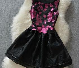 Round Neck Vest Princess Dress Ax102901ax on Luulla