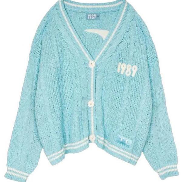 M Flag Knit Cardigan Sweater Jacket Ax091807ax on Luulla
