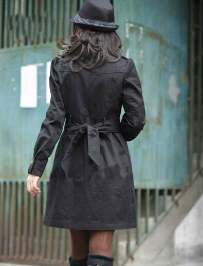 Casual Double-breasted Coat Ax110211ax on Luulla